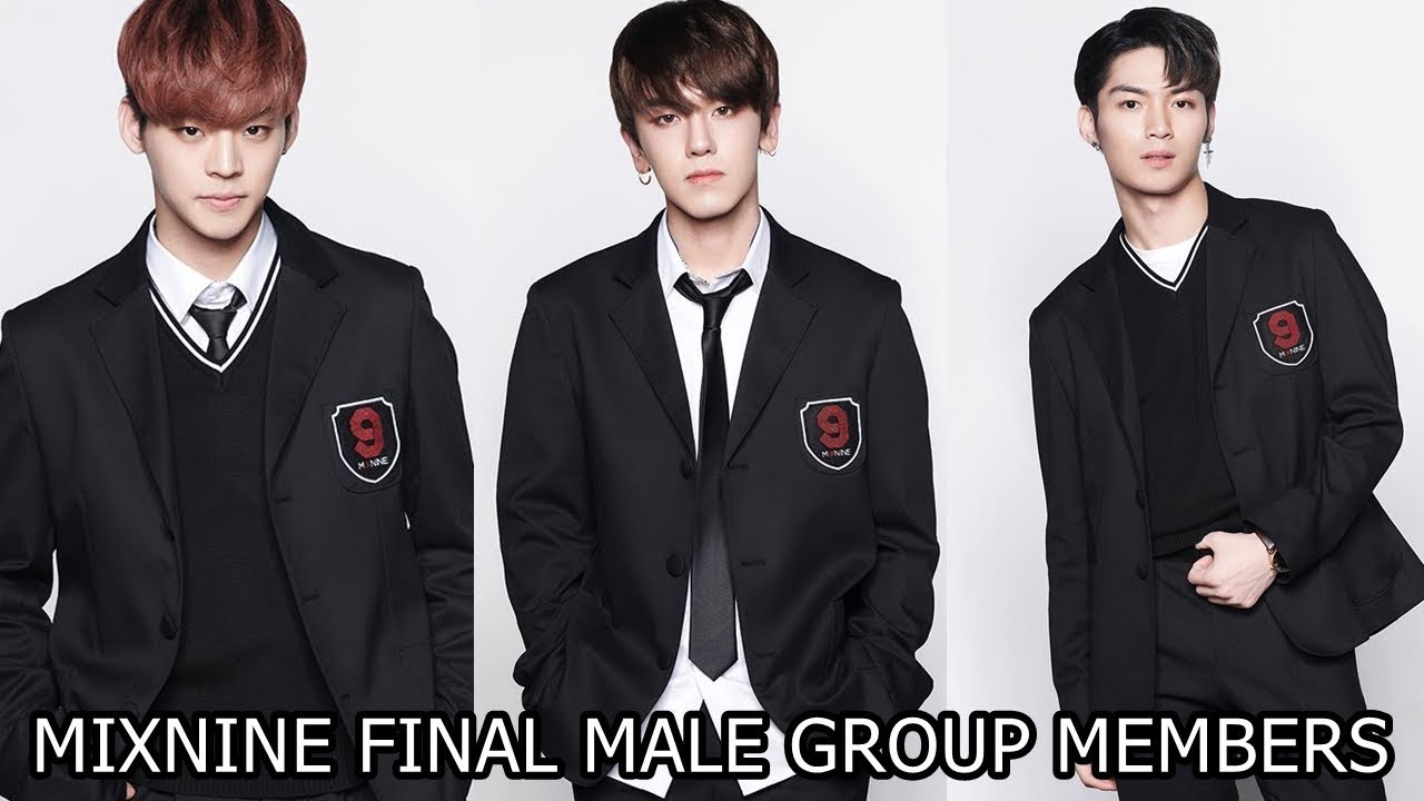 MIXNINE WINNING MALE GROUP FINAL MEMBERS - YouTube