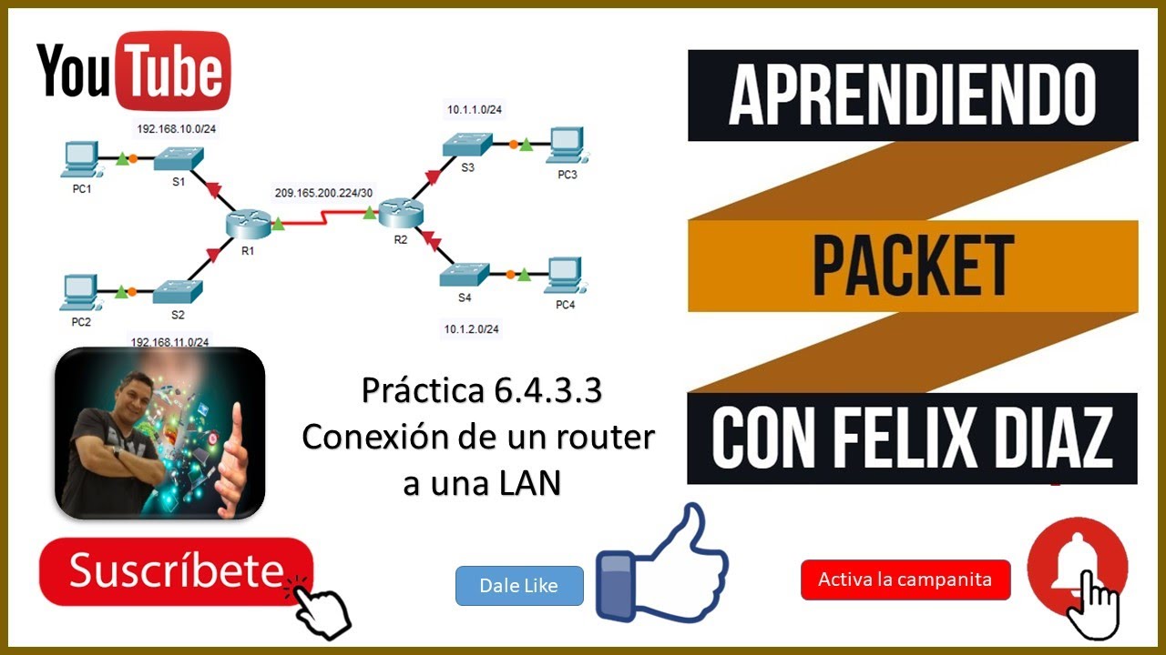 Practica en Packet Trace 6.4.3.3 resuelto - YouTube