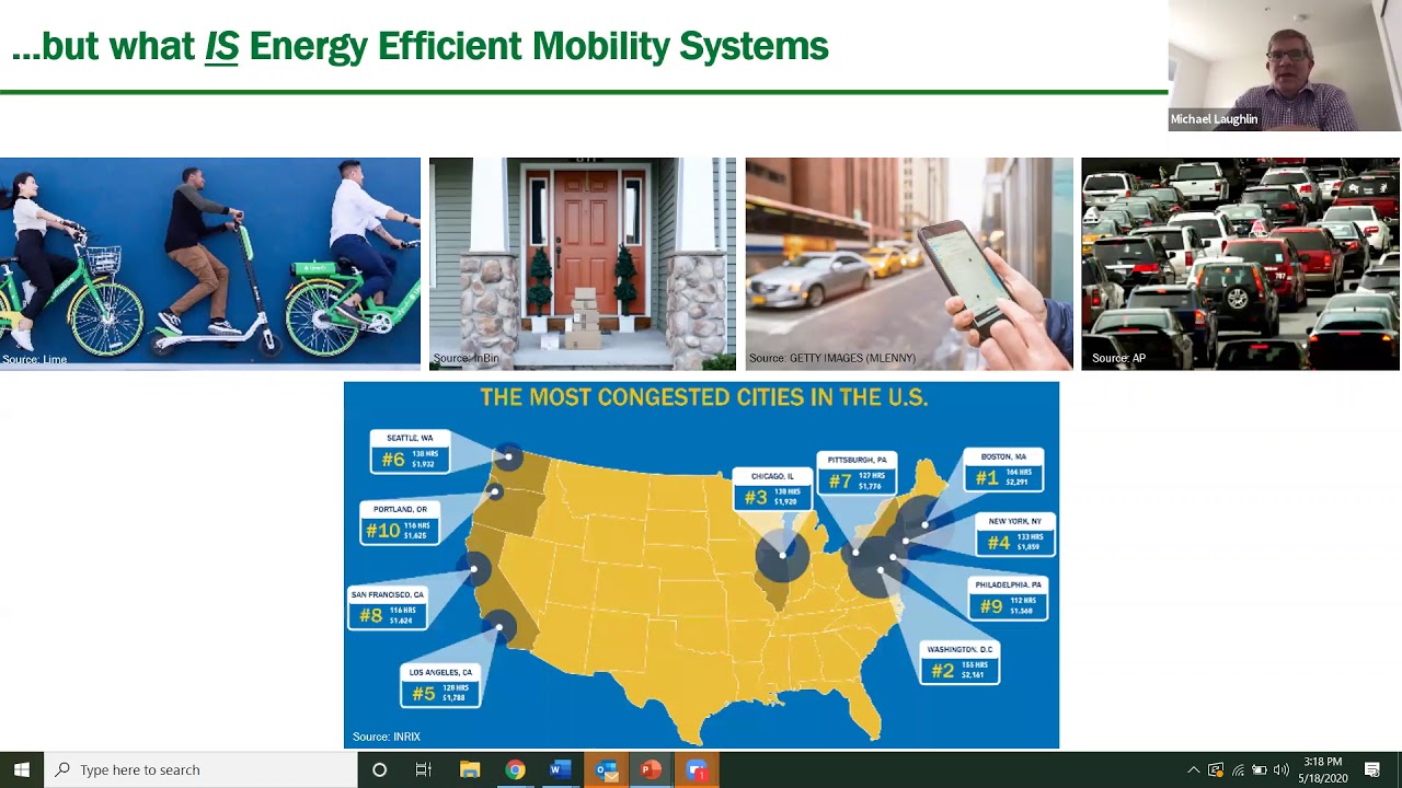 Energy Efficient Future Mobility Systems with Connected & Automated ...