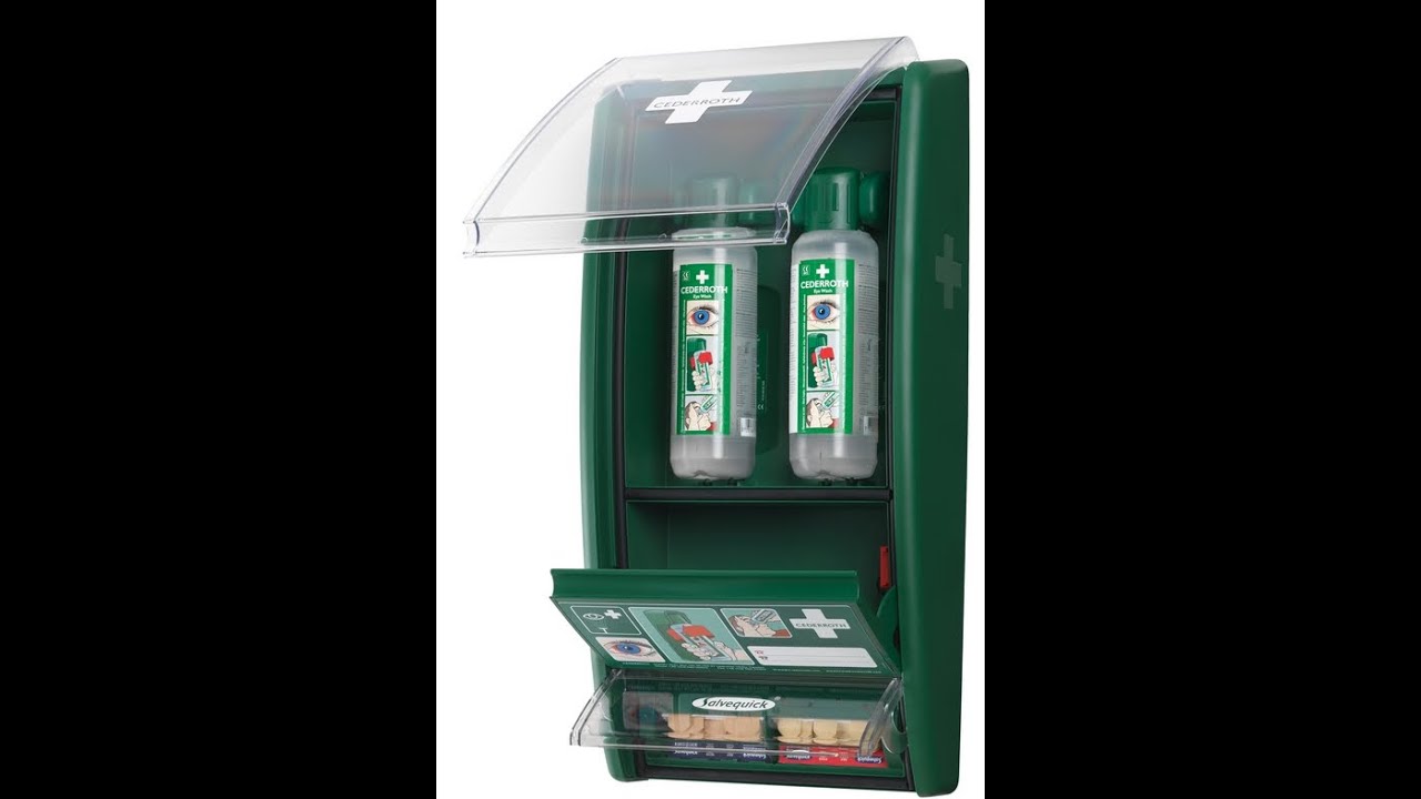 Schilder-Drucken - Produktvorstellung Cederroth Augendusche - YouTube