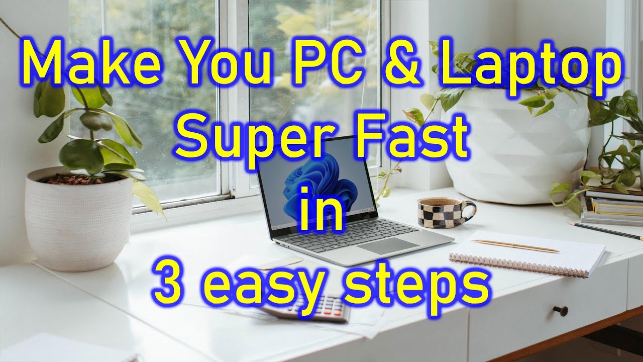Super fast your computer with three easy steps | make your computer ...