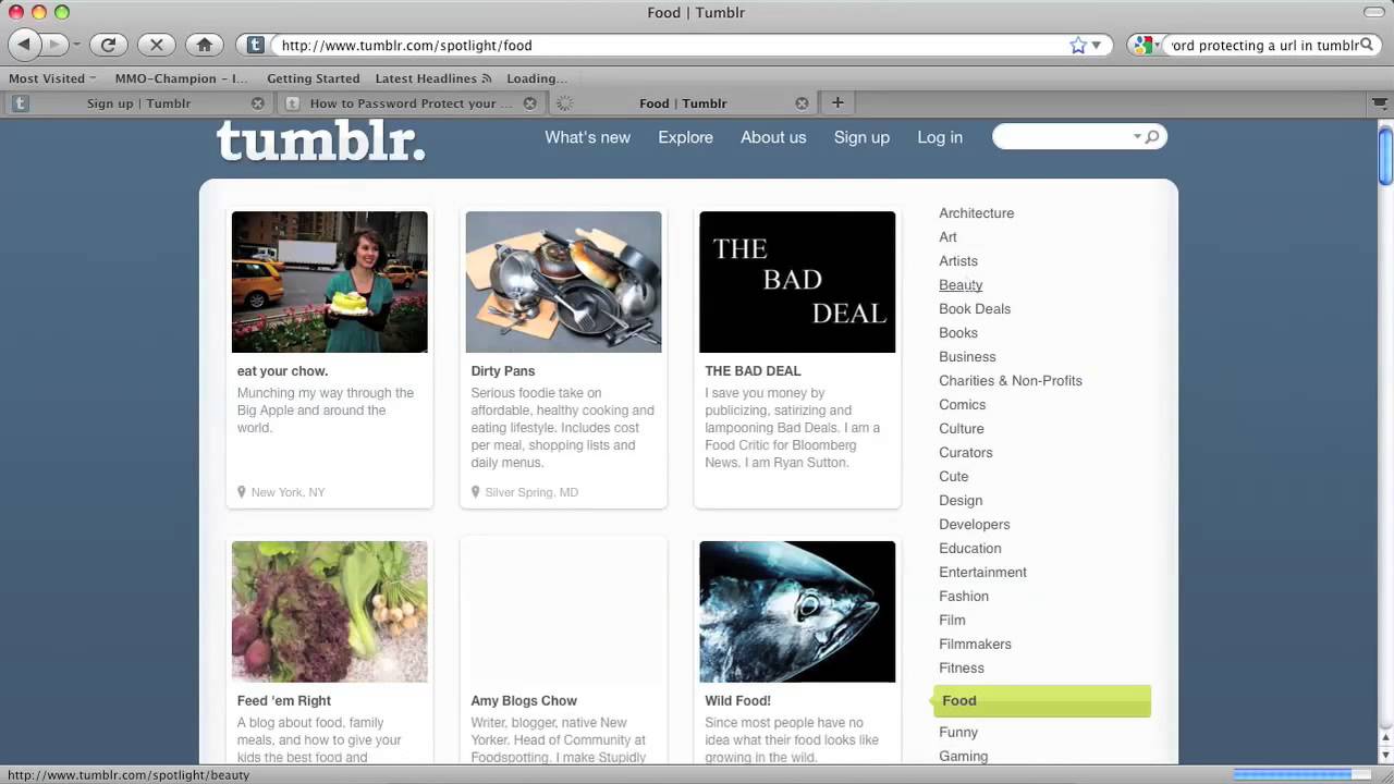 How to Browse Tumblr - YouTube