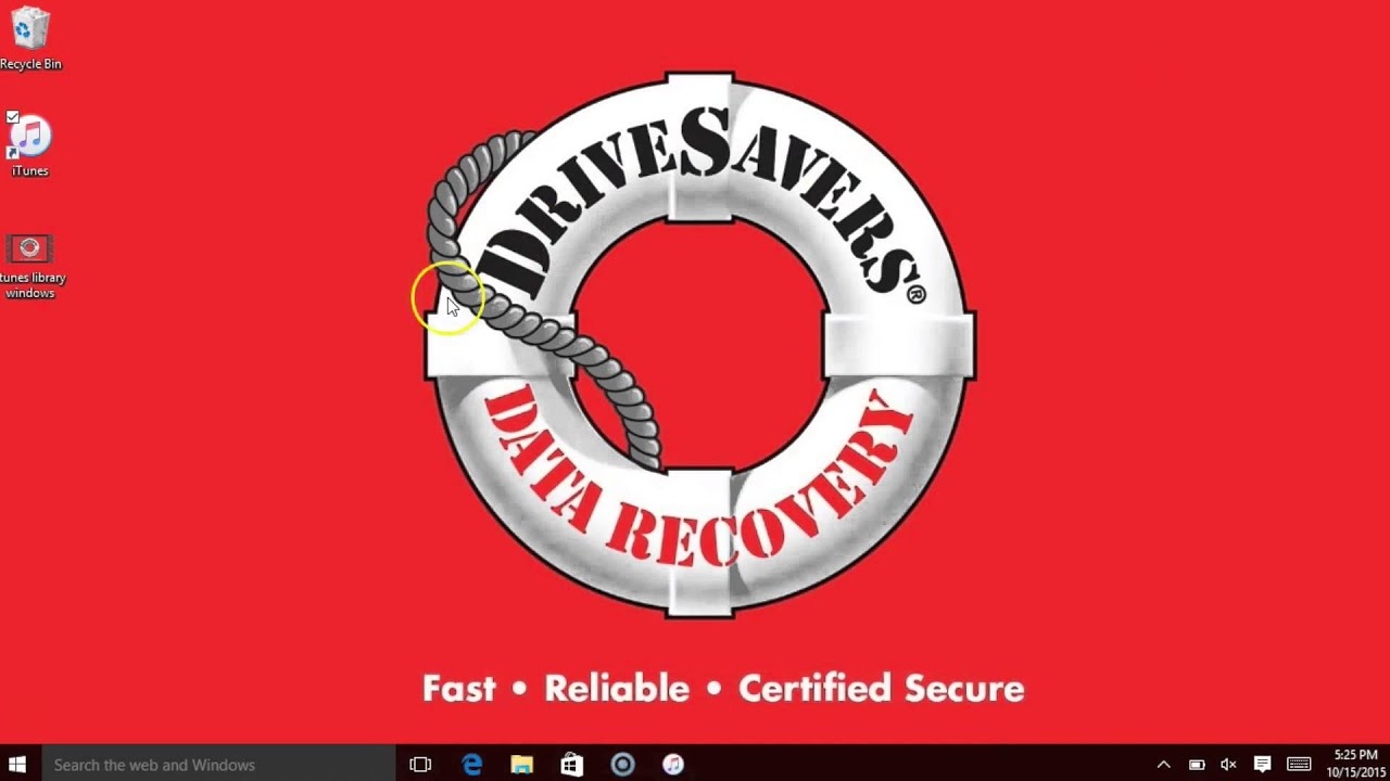 DriveSavers Post Data Recovery Support Video 10 - Restoring iTunes ...