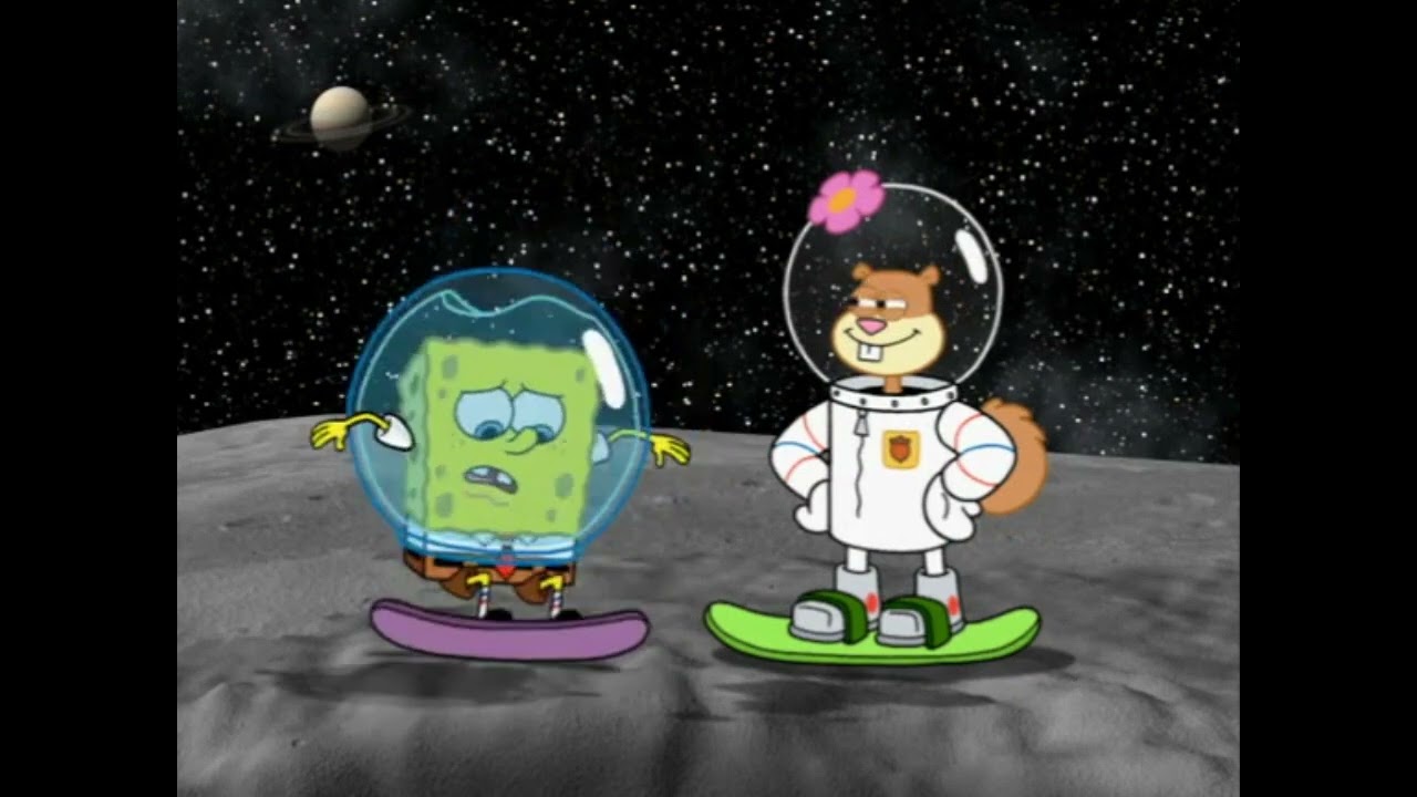 Moon Crater Boarding | SpongeBob SquarePants - YouTube