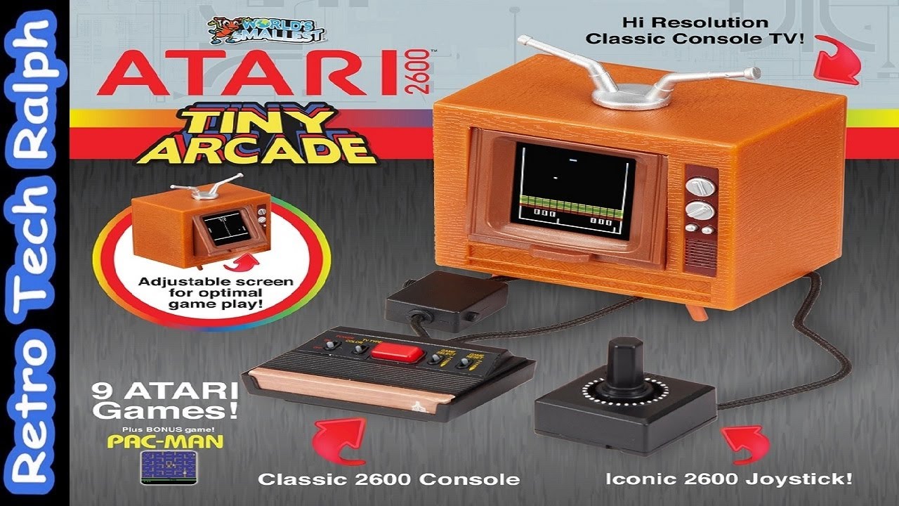 Tiny Arcade Atari 2600 Game - YouTube