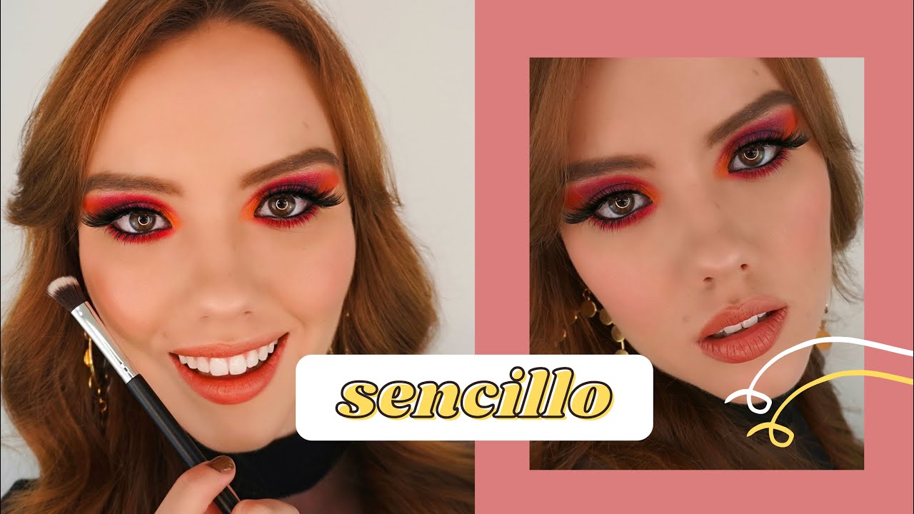 Maquillaje SENCILLO en tonos ROSA🌹 - YouTube