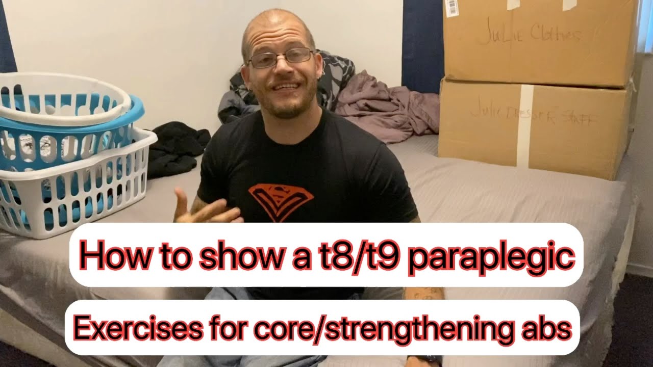 How a Paraplegic does core & ab exercises & strengthening tools - YouTube