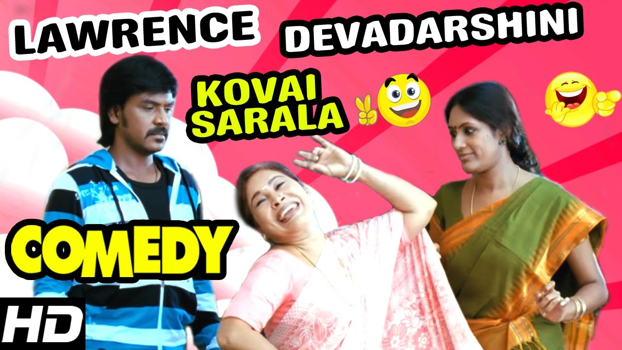 Raghava Lawrence - Kovai Sarala Comedy | Kanchana Scenes | Muni 2 ...