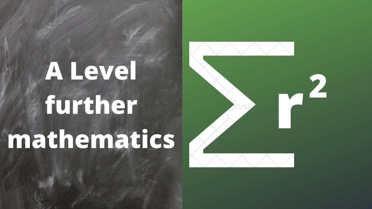 All the summation rules for Further maths - YouTube