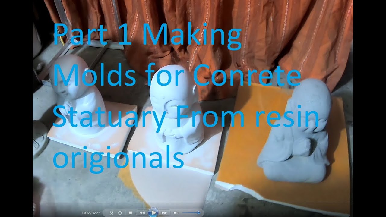 New Buddha Statues - Creating a Mold for Concrete Statuary From Resin ...