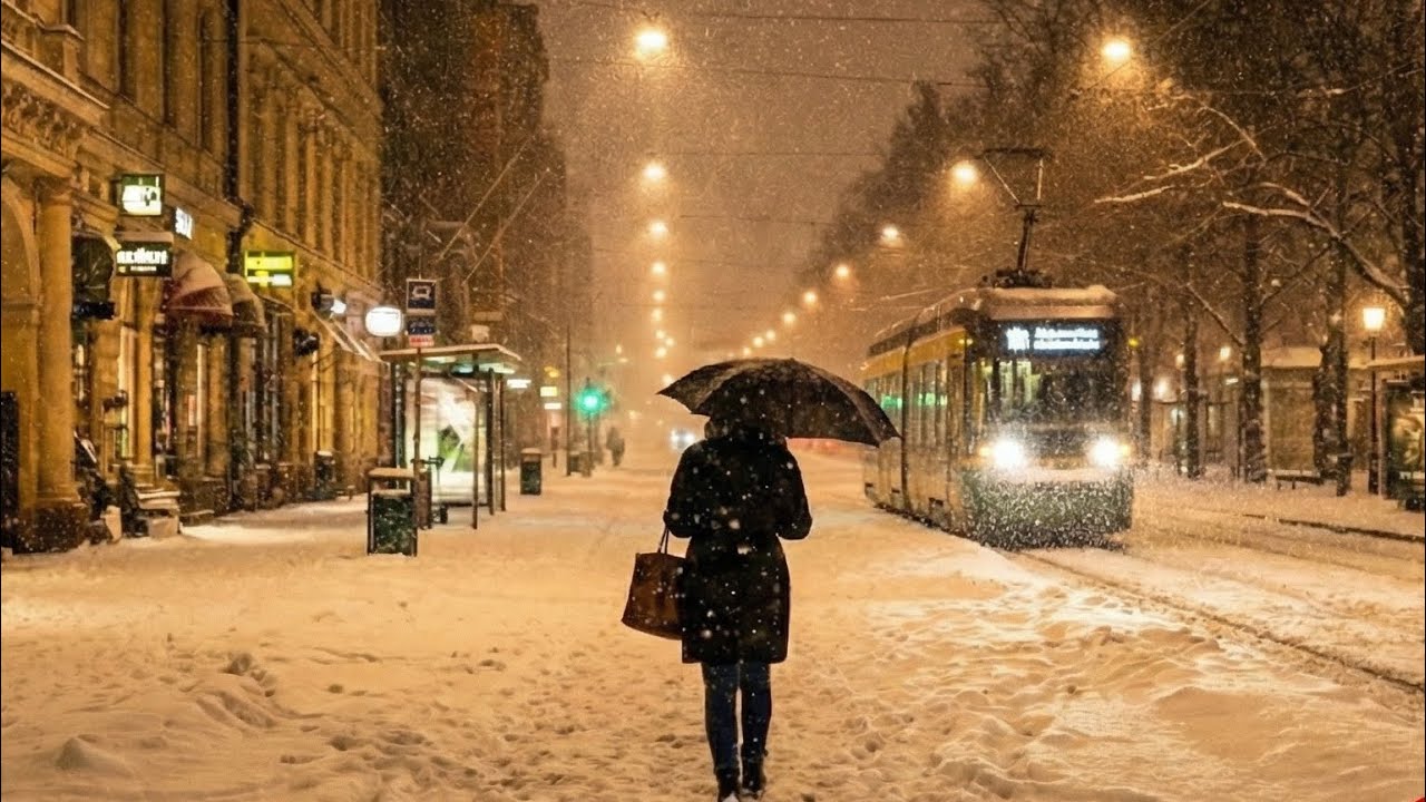 Helsinki Snow BLIZZARD Walk ️🇫🇮 Magical Winter Storm in Finland | 4K ...