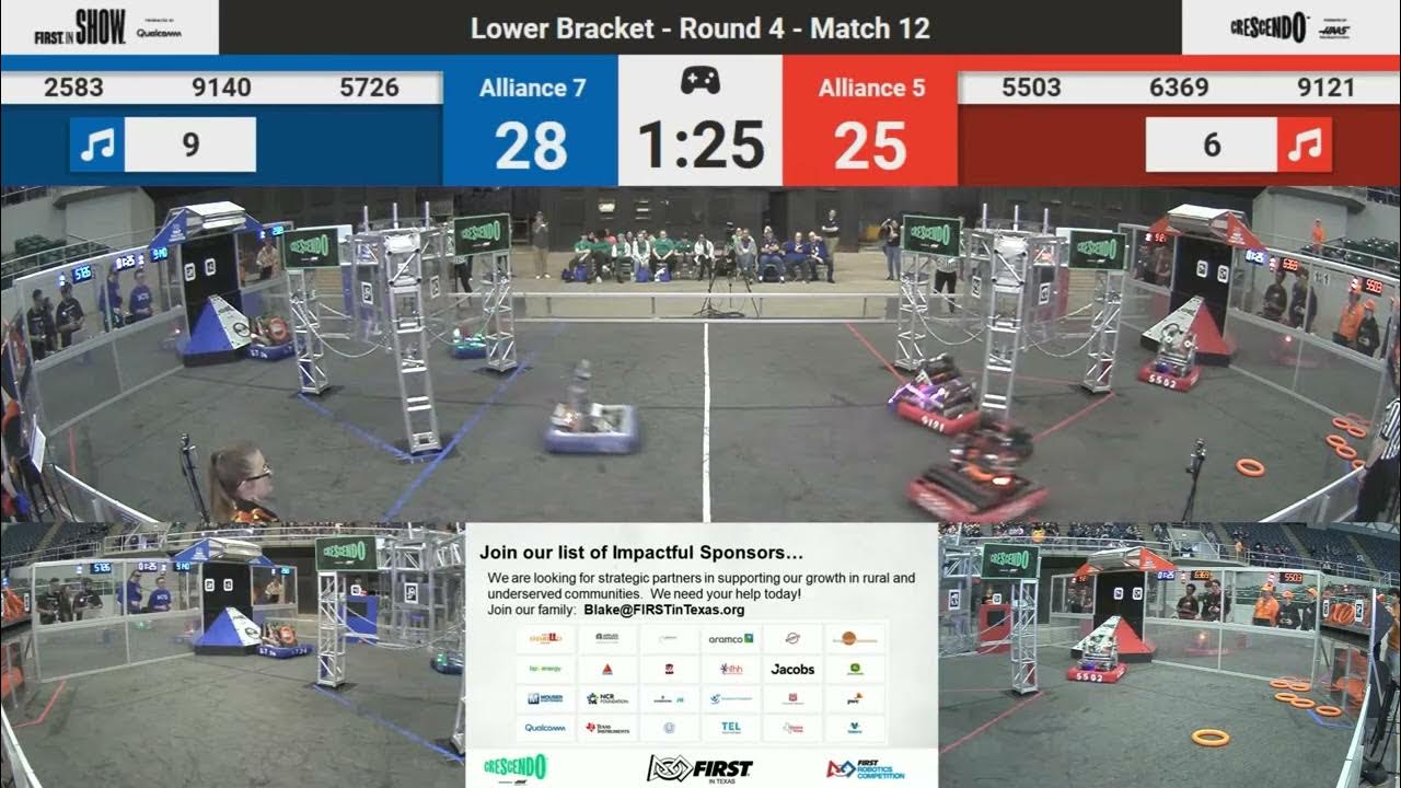 Belton 2024 M12: 9121 Mavericks vs 9140 RoboBots - YouTube