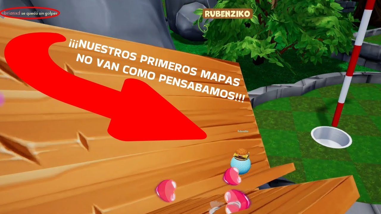 GOLFISTAS PRINCIPIANTES SUFREN EN MAPAS FACILISIMOS!!! | Golf It #2 ...