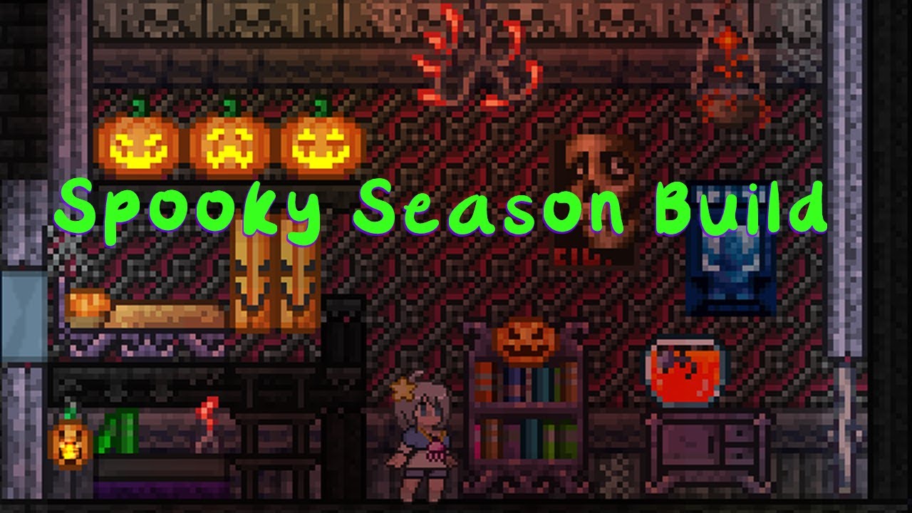Spooky House | Terraria Speed Build - YouTube