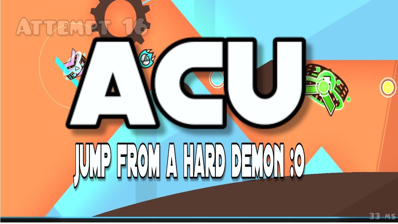 ACU//TOP 1000 EXTREME DEMON//jump from crazy (hard demon) - YouTube