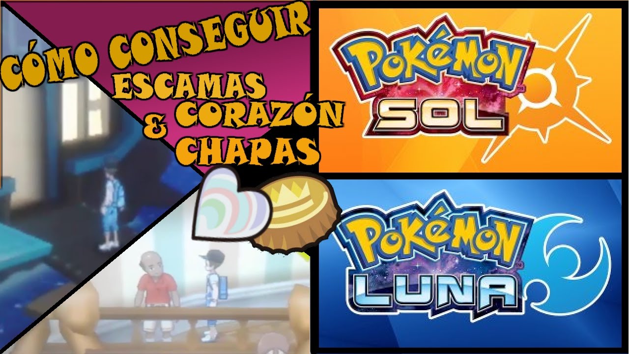 CÓMO CONSEGUIR ESCAMAS CORAZÓN Y CHAPAS PLATEADAS Y DORADAS EN POKÉMON ...