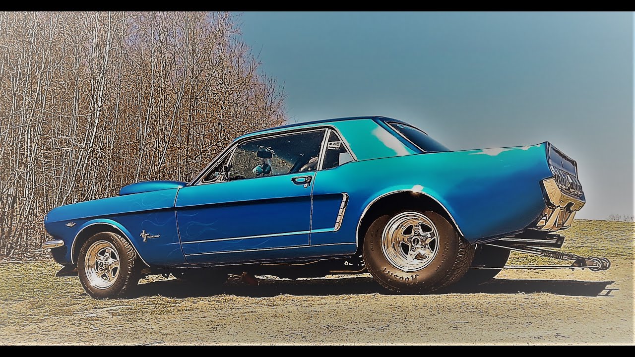My 1965 Pro Street Mustang - YouTube