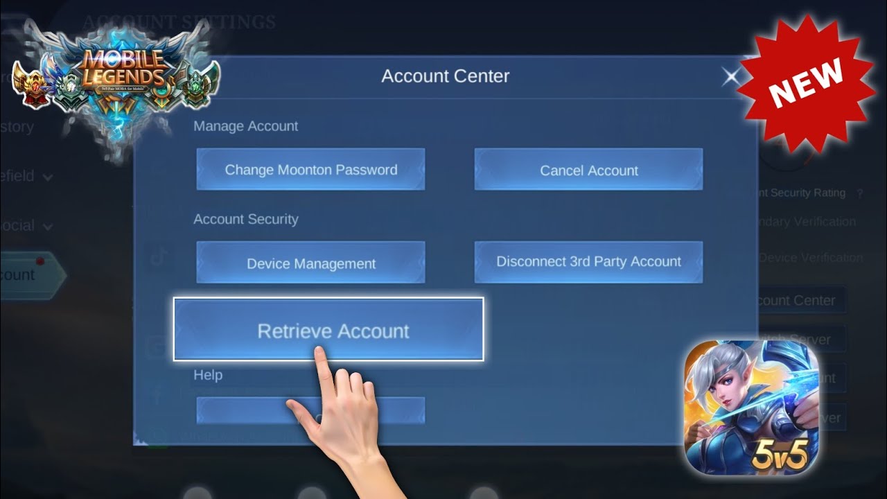 How to Retrieve Your Account in Mobile Legends (MLBB) | Easy Account ...