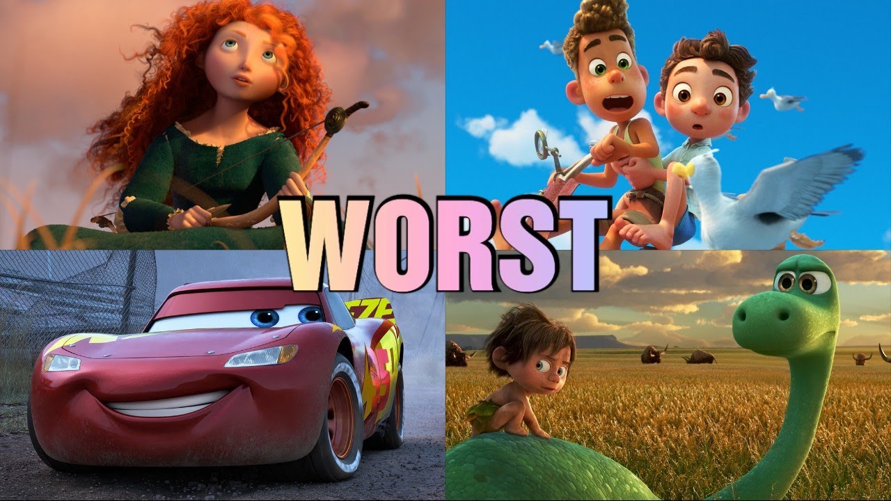 Top 5 Worst Pixar Movies - YouTube