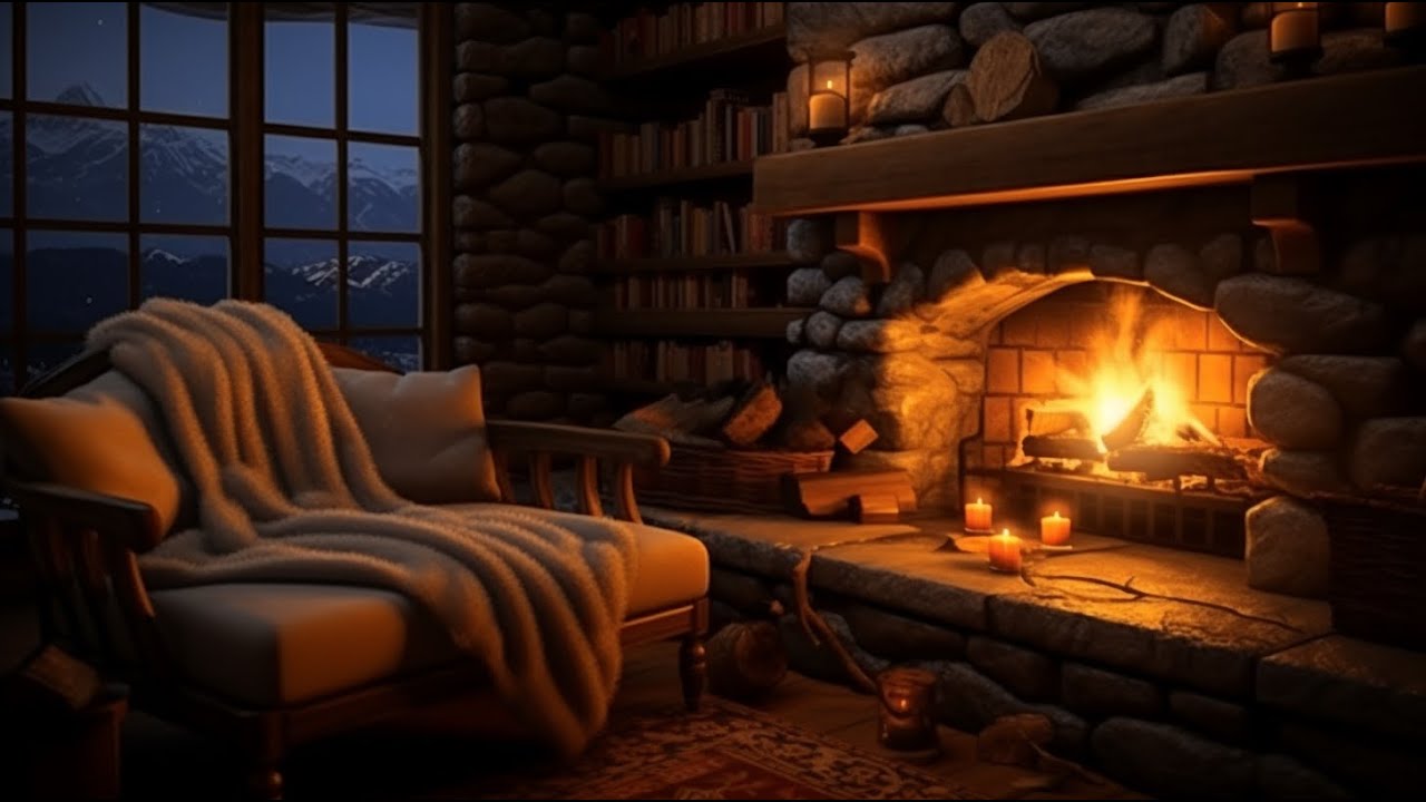 Relaxing Reading Environment with Smooth Jazz 📕 Lofi musci Winter ...
