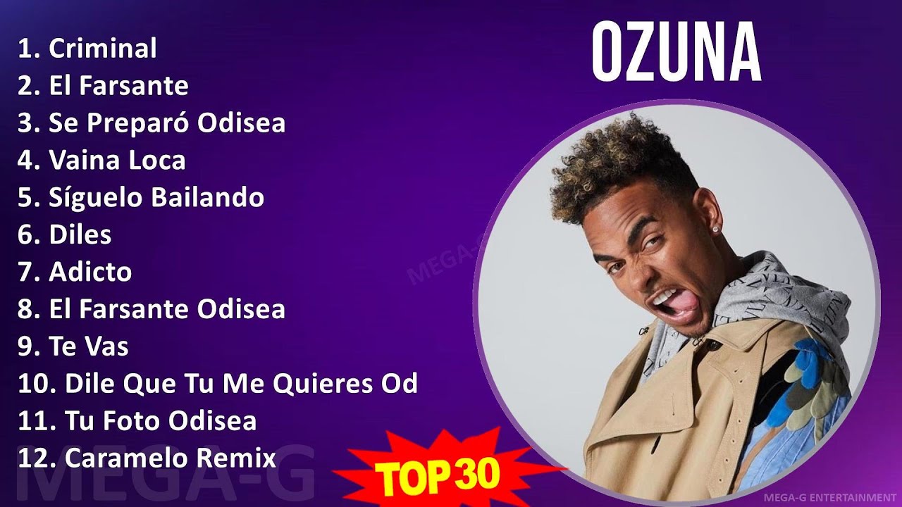O z u n a MIX Best Songs, Grandes Exitos ~ 2010s Music ~ Top Urbano ...