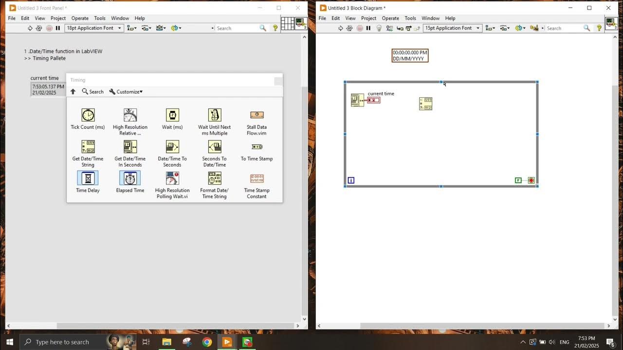Using Date and Time Function in LabVIEW Part 1 - YouTube