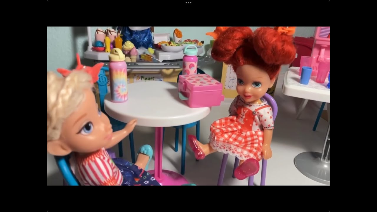Annia and Elsia FOOD FIGHT-- Part 1-- fun food fight mess!- friendship ...