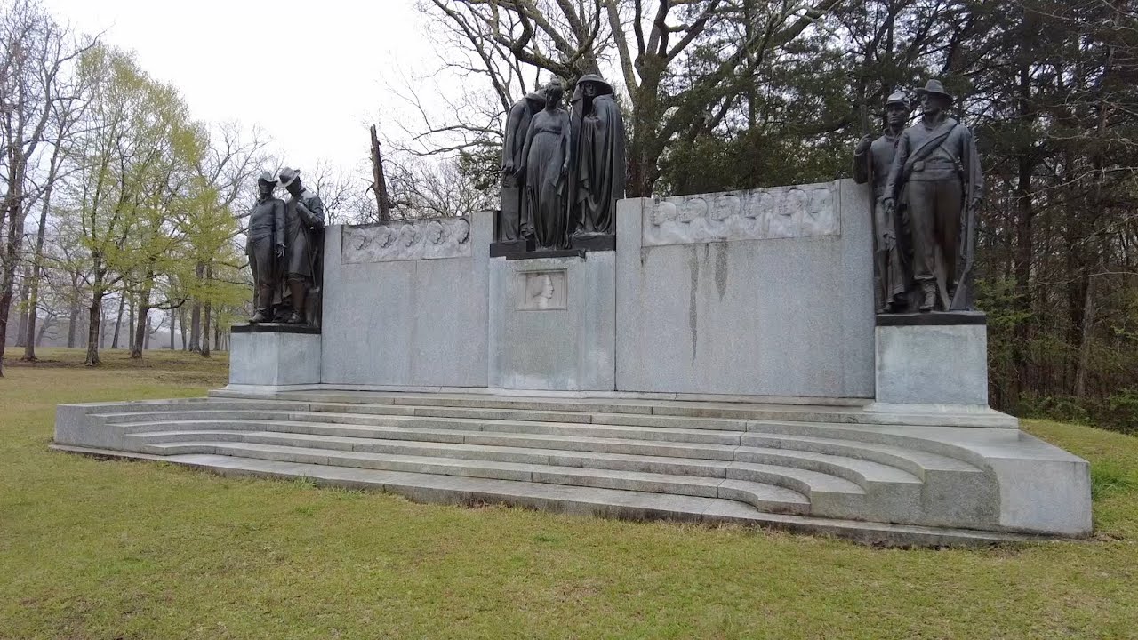 Shiloh National Military Park - Tour Stop 2 - Confederate Monument ...