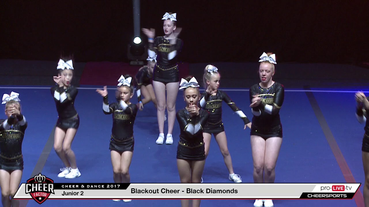 Blackout Cheer Black Diamonds - YouTube