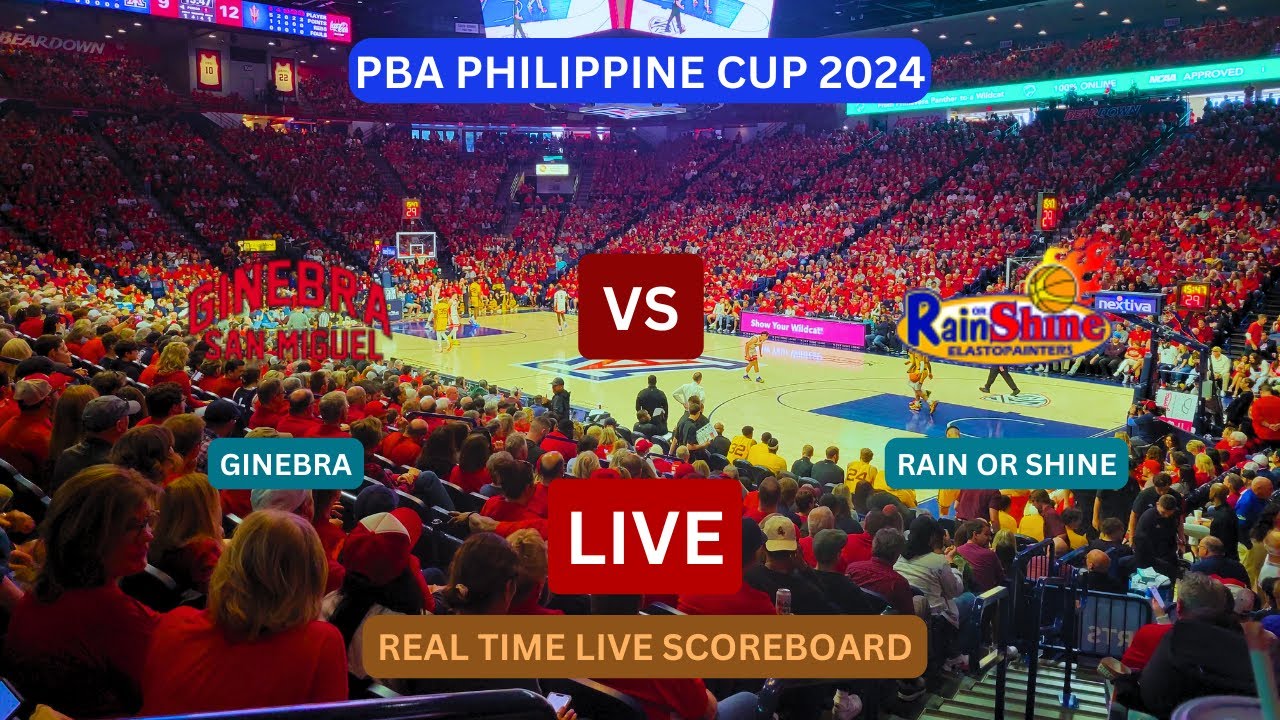 Ginebra Vs Rain or Shine LIVE Score UPDATE Today Basketball PBA ...
