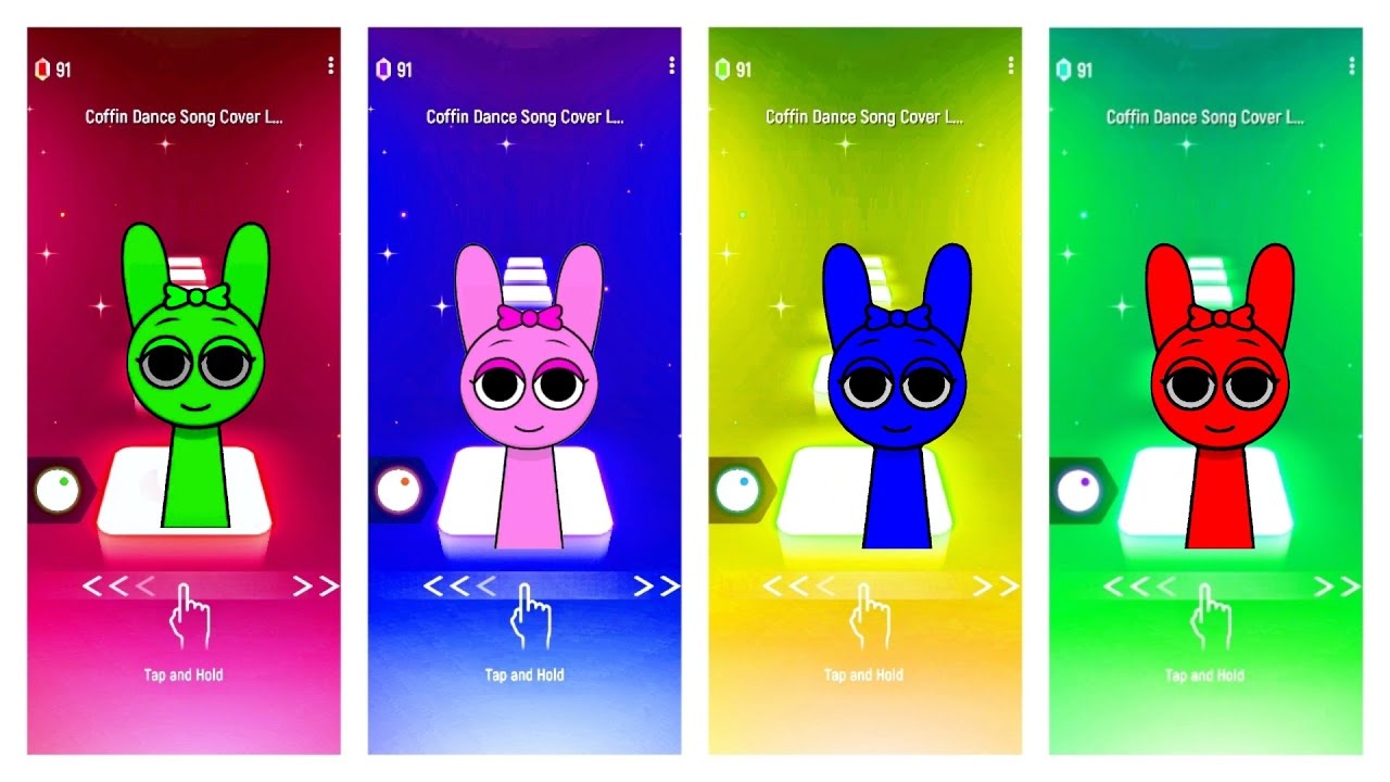 Sprunki Green 🆚 Sprunki Pink 🆚 Sprunki Blue 💙 Sprunki Red Coffin Song ...