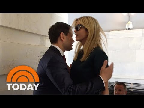 Senator Marco Rubio Dismisses Awkward Hug With Ivanka Trump | TODAY