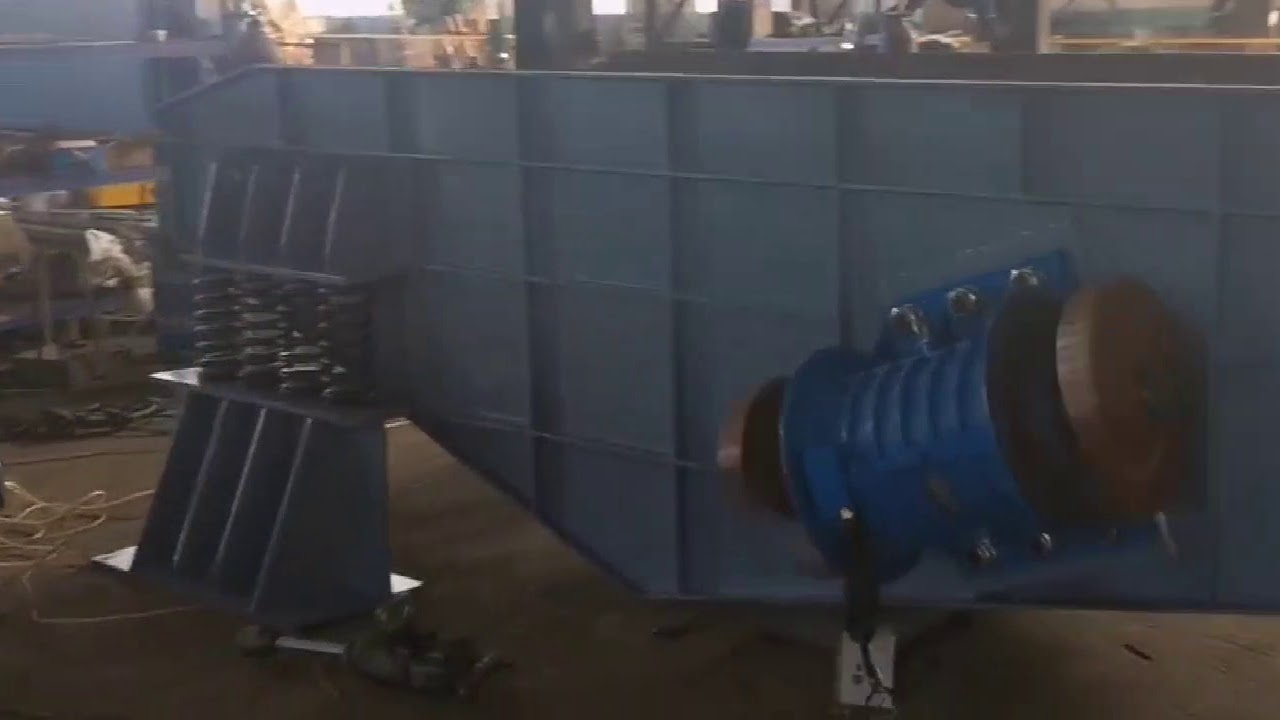 YZO Vibrator Motors For Vibrating Feeder Machine - YouTube