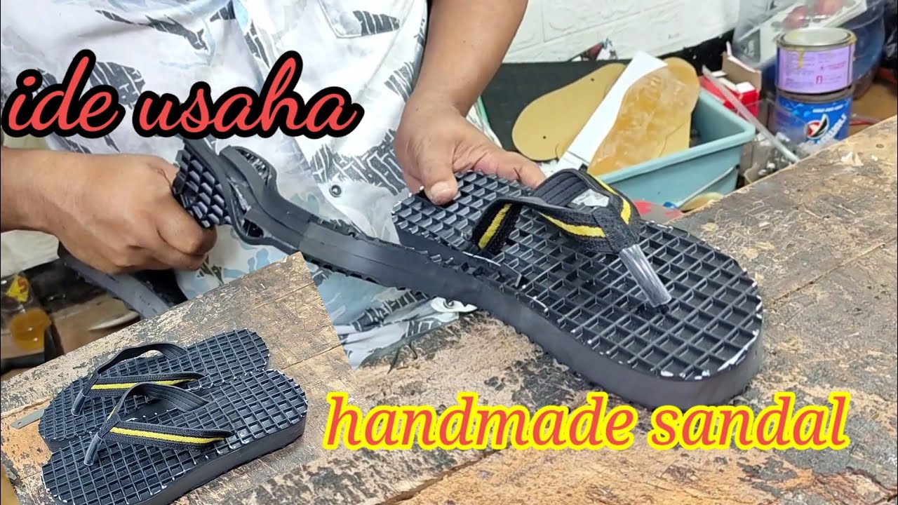 Ide usaha di rumah_ handmade sandal - YouTube