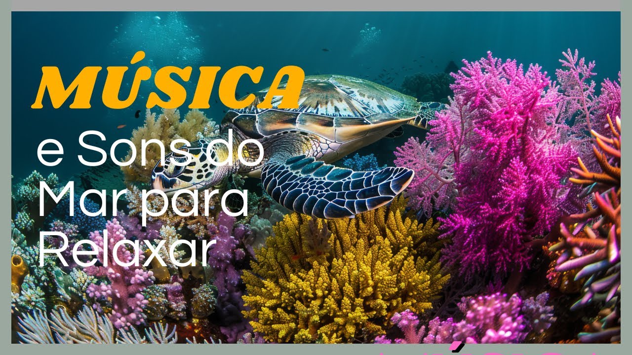 A Beleza do Oceano: Uma Jornada Subaquática com Sons do Mar e Música ...