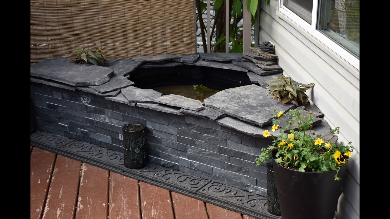 How to Build a Deck Pond for Medaka and Neocaridina Shrimp - YouTube