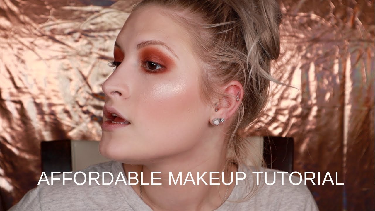 Affordable Drugstore Makeup Tutorial Youtube
