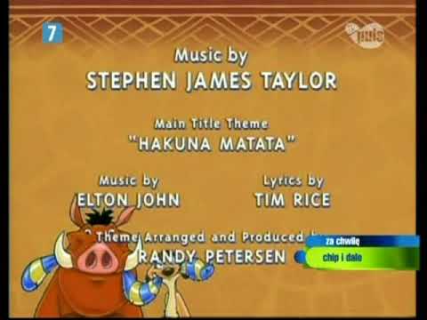 Disney's Timon & Pumbaa(Disney-ABC TV)Polish Credits(NaQis&FriendsUSA/HiT)(1995-1999)