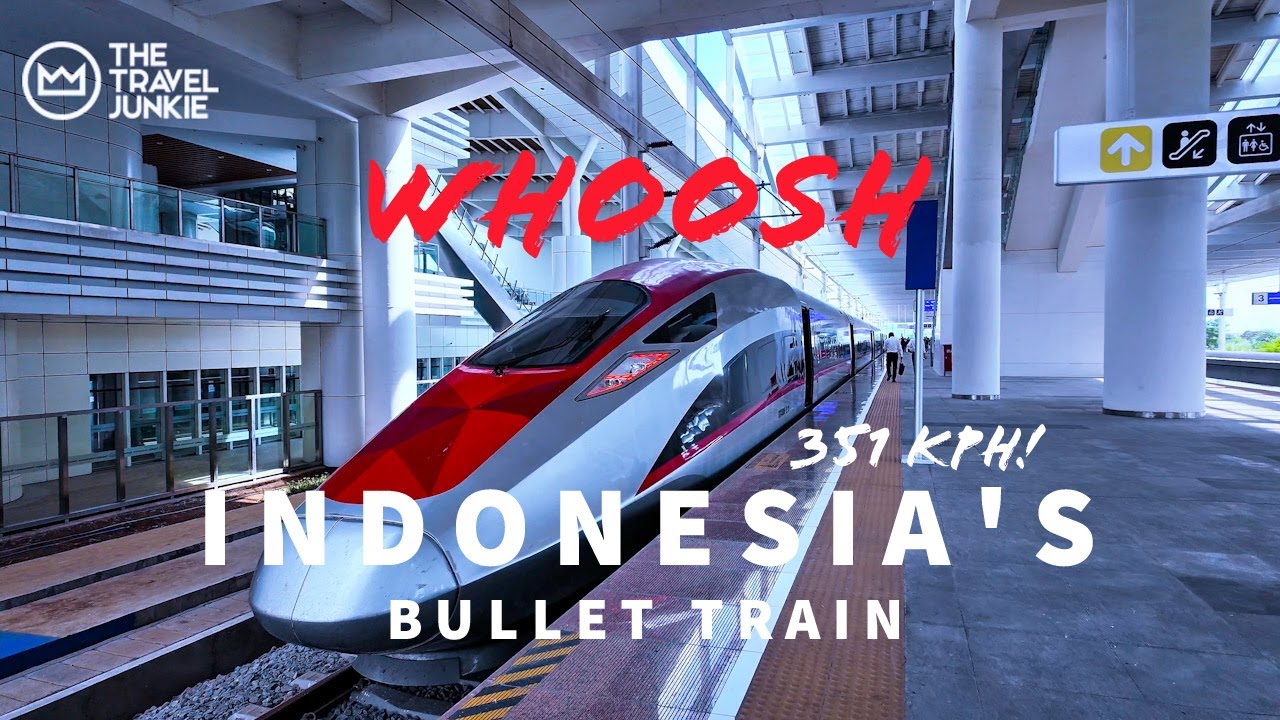 WHOOSH WHOOSH WHOOSH YEAH! | INDONESIA'S BULLET TRAIN 351 KPH | ASMR ...