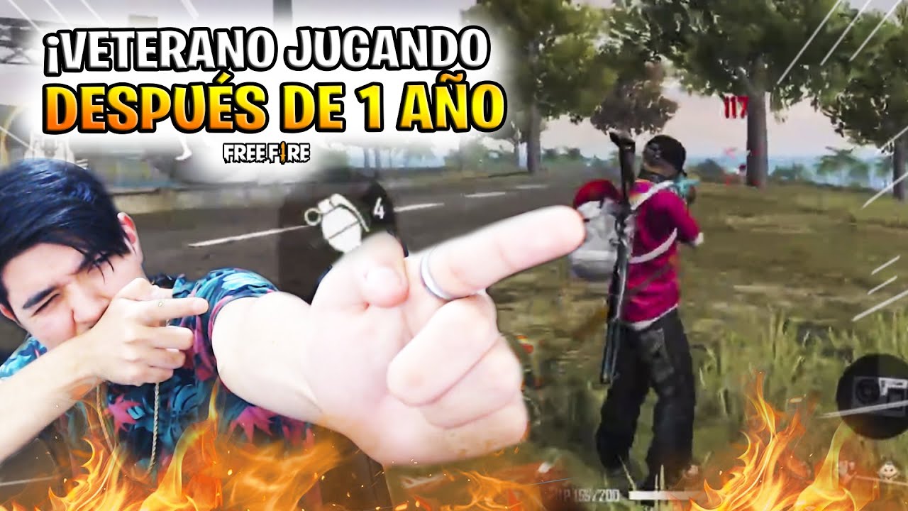 ¡ASÍ JUEGA un VETERANO en FREE FIRE DESPUÉS de NO JUGAR 1 AÑO! *Muy ...