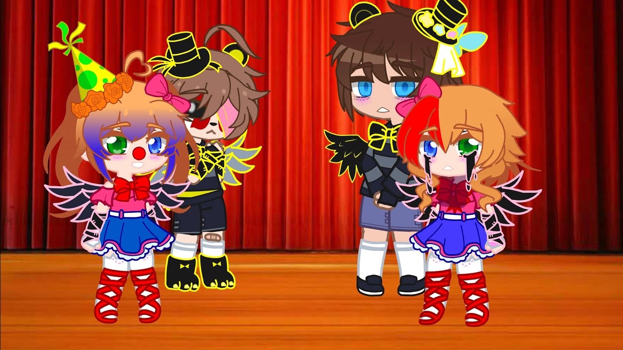 "C.C & Elizabeth vs Evan & Elizabeth" || Main VS Second AU || Singing ...