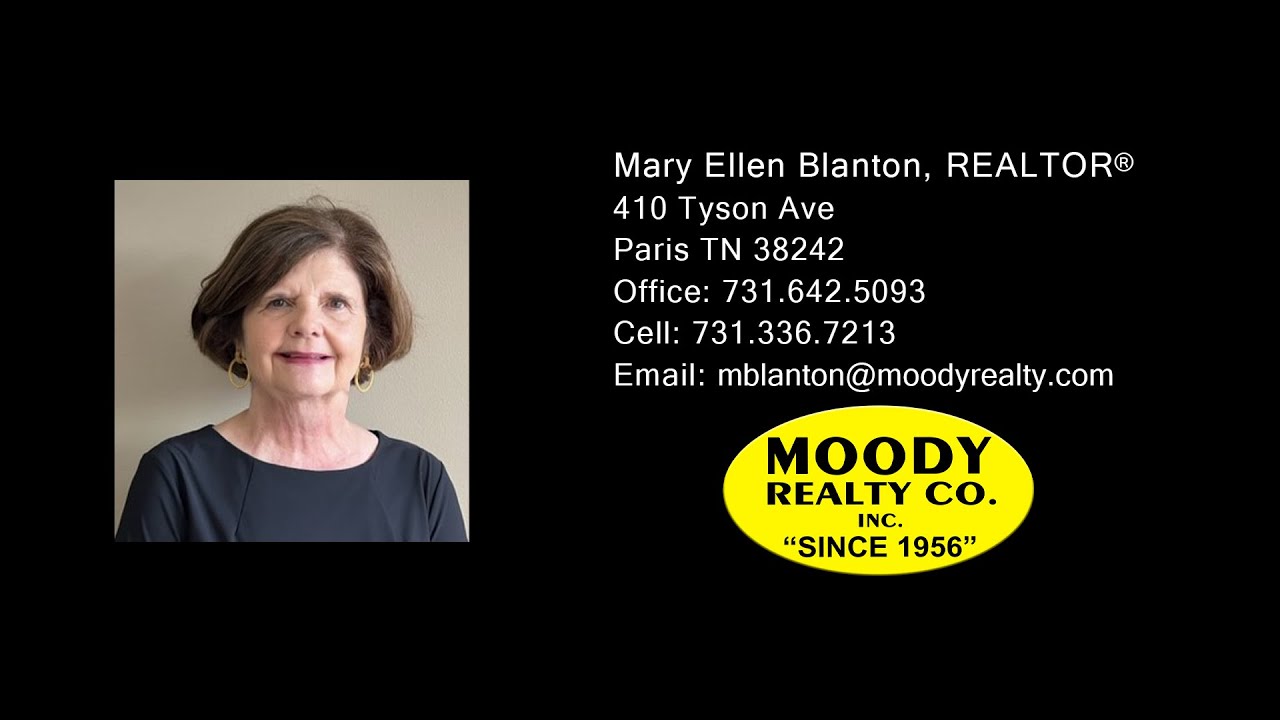 55 Country Wood Dr Paris TN 38242 — Mary Ellen Blanton - YouTube