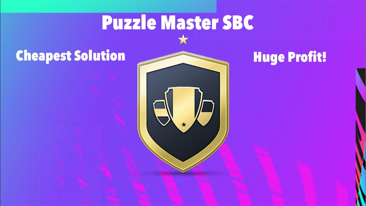 FIFA 21 Puzzle Master SBC Cheapest Method | Huge Profit SBC Must Do ...