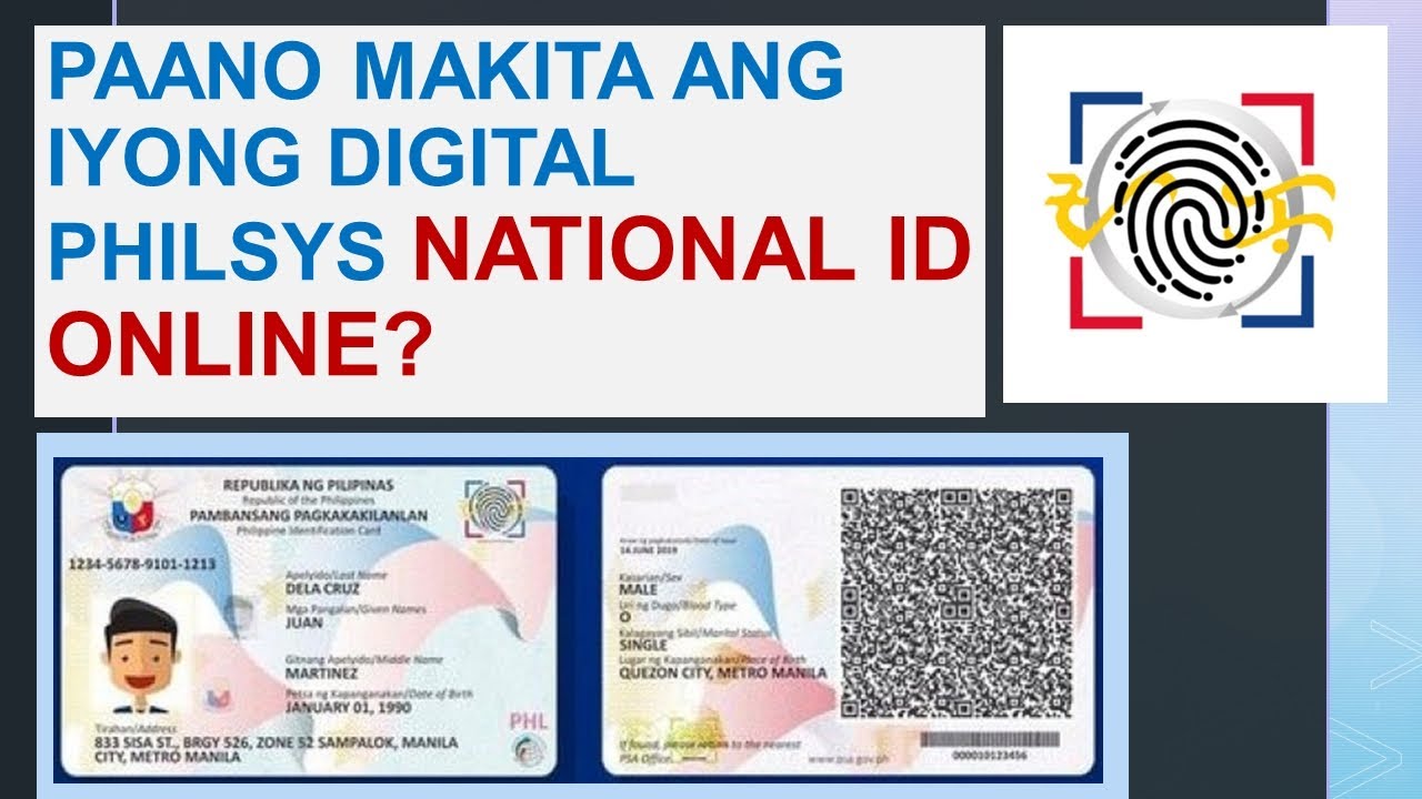 DIGITAL PHILSYS NATIONAL ID ONLINE - YouTube
