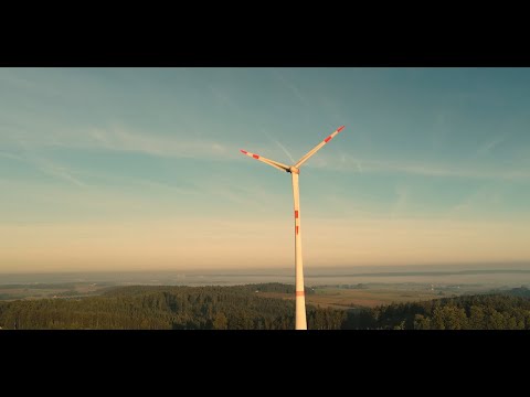 UAS flight training | trees & pinwheels/wind turbines cinematic - YouTube