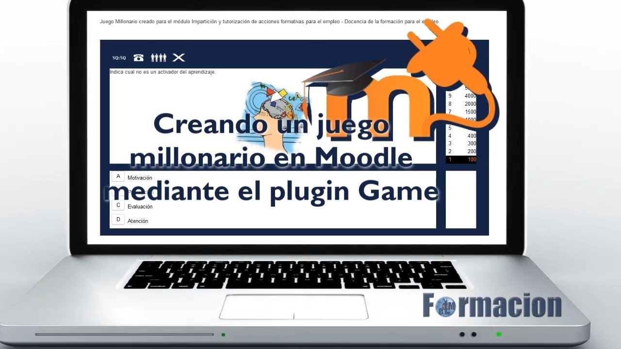 Creando un juego Millonario en Moodle mediante cuestionarios y el ...