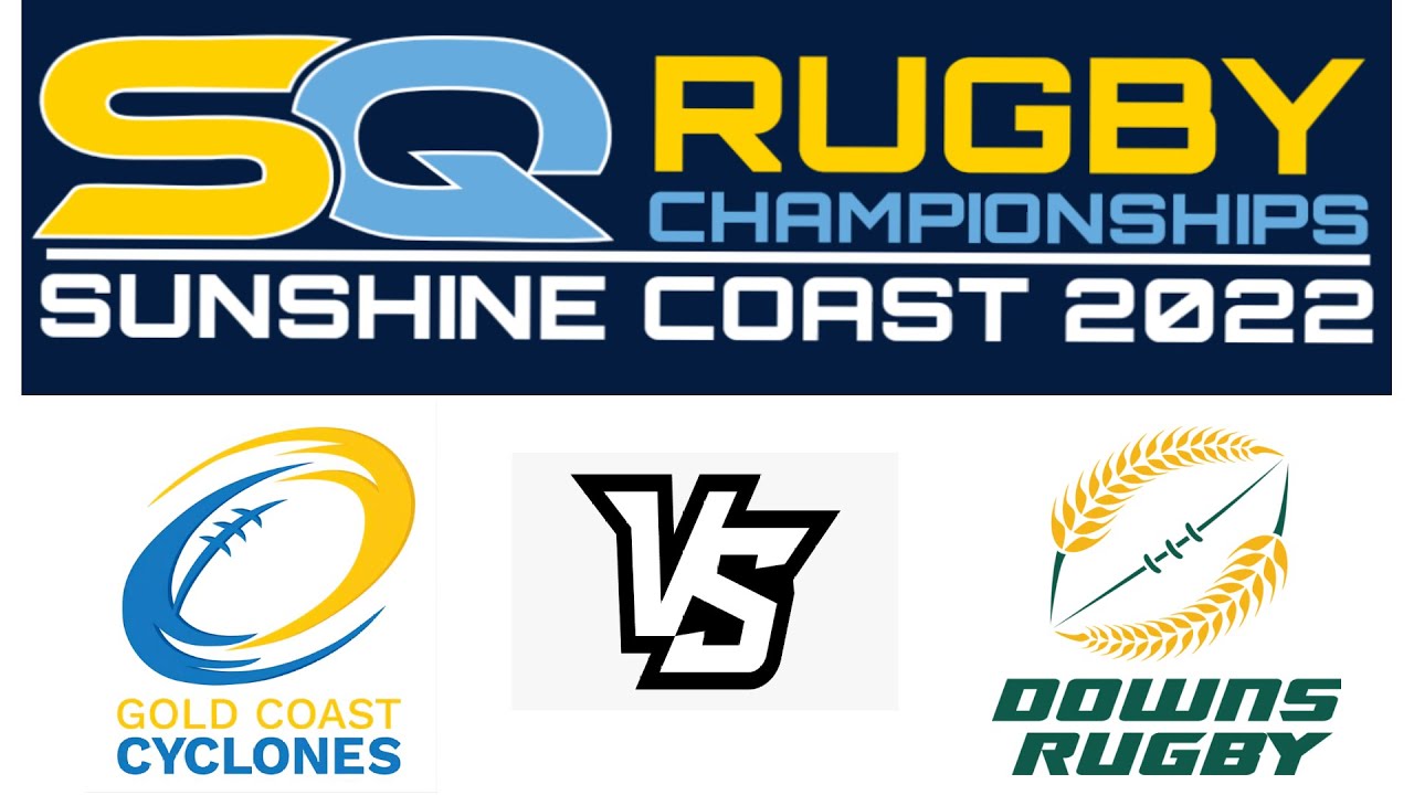 Game 1 - U13 GC Cyclones VS Downs Rugby - YouTube
