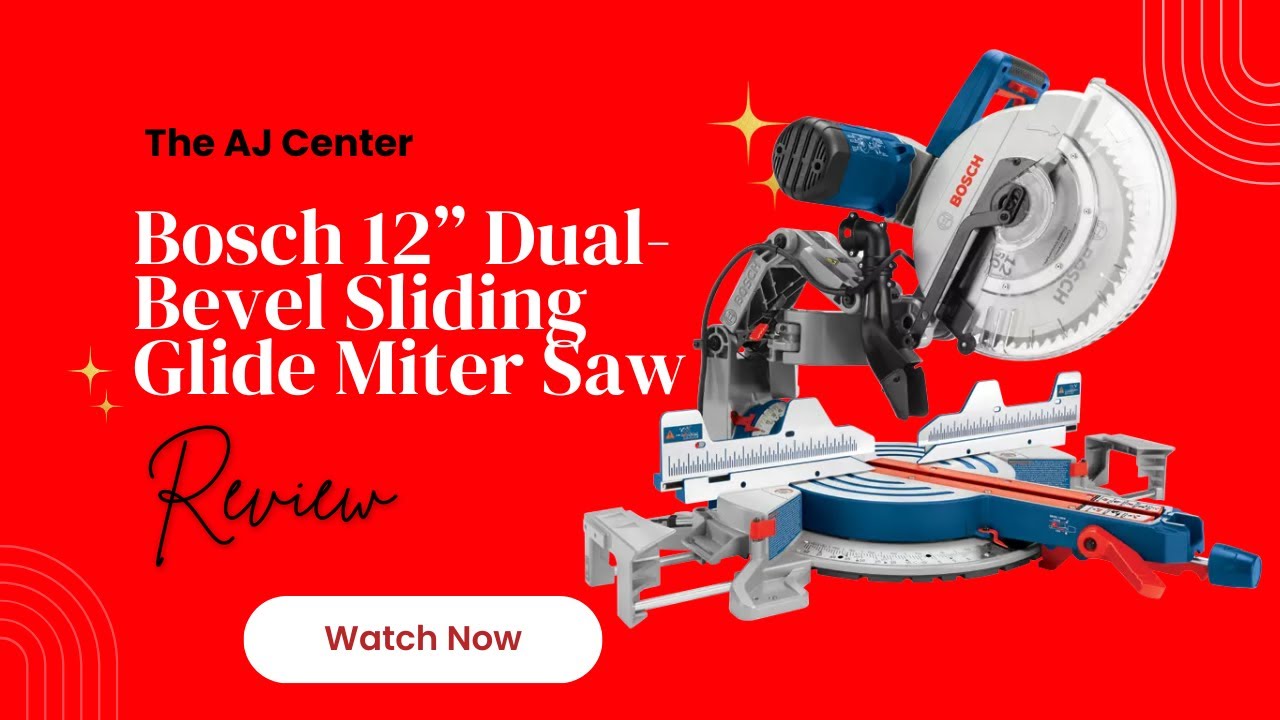 Bosch 12” Dual-Bevel Sliding Glide Miter Saw: The Best Kept Secret for ...