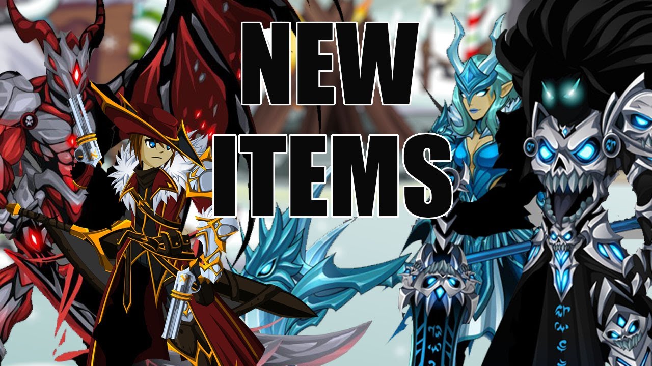 AQW New LQS Items + Frostval Gifting | Nation Items + Winter ...