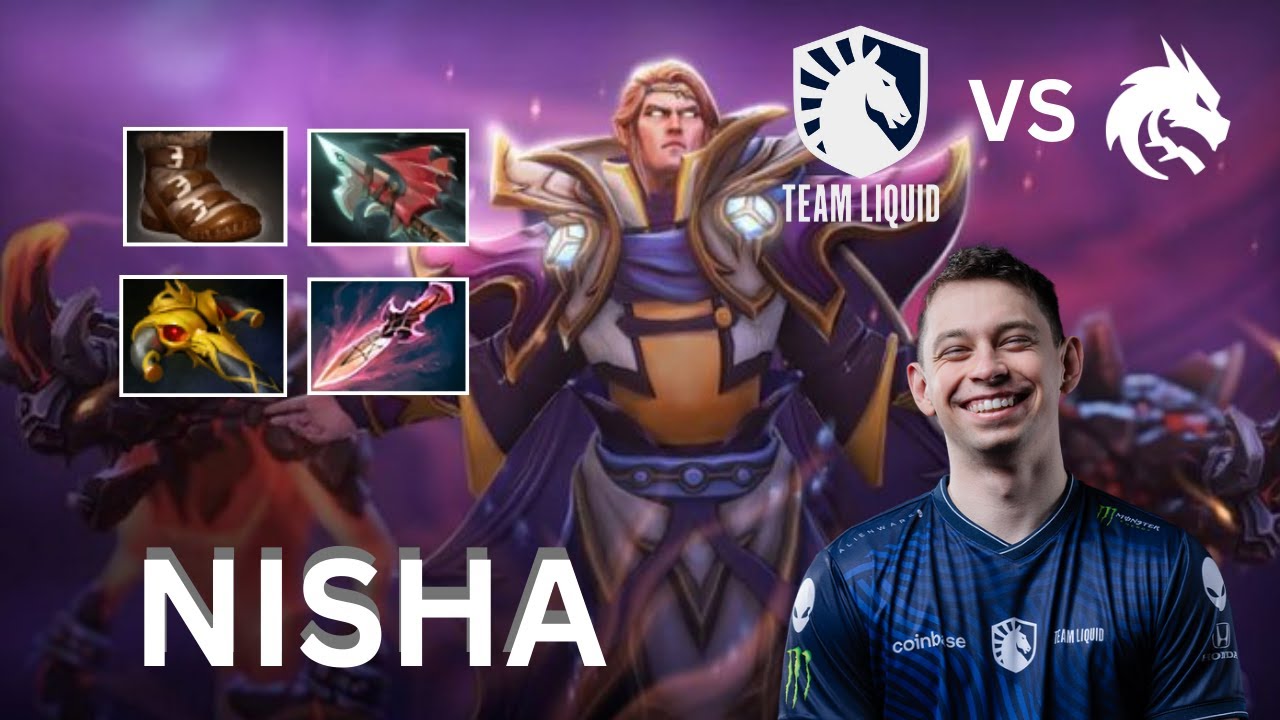 Liquid.Nisha Invoker Full Gameplay vs Team Spirit - YouTube